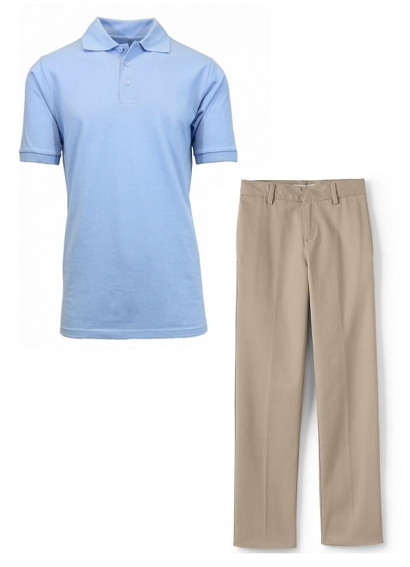 School Uniform Sample Pack - Polo Shirt and Pants – WholesaleSchoolwear.com